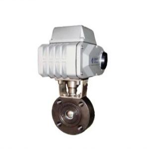 China Wafer Type WCB High Temperature Electric Motorized Control Ball Valve for sale