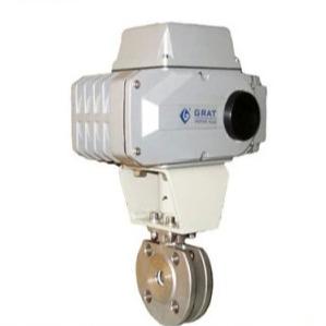 China Normal Temperature Stainless Steel Small Flow Control Electric Ball Valve for sale