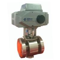 China Flange Connection Dn150 300LB CF8 2 PC Trunnion Electric Control Ball Valve for sale