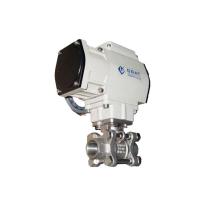 China AC110V Automatic Electric Ball Valve High Efficient SS304 3PC DN15 with BSPT Thread Connection for sale