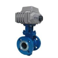 China High Quality Electric Motorized Dn100 4 Inch Cast Steel Ball Valve for sale