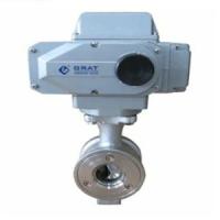 China Stainless Steel Flange Connection Metal Seat Electric Control Ball Valve for sale
