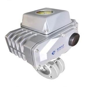 China Stainless Steel Straight Through Type Tiny Flow Electric Regulating Ball Valve for sale