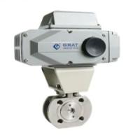 China High Temperature PTFE Sealed V-Notch Proportional Electric Ball Valve for sale