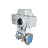 China IP67 Stainless Steel Flange Connection Electric Motorized Ball Valve for sale