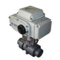 China Soft Seat Plastic UPVC Electric Ball Valve Chemical Resistant 3 Inch PVC Ball Valve for sale
