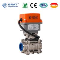 China Smart DN25 Motorized Ball Valve with IoT Connectivity for Remote Monitoring and Control in Water Treatment and HVAC Systems for sale