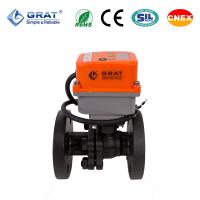China Corrosion Resistant PTFE Lined IoT Flange Ball Valve for Aggressive Chemical Acids and Alkali Fluid Management Systems for sale