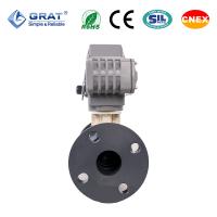 China UPVC Electric Ball Valve DN15-DN100 Lightweight Corrosion Resistant PVC Motorized Valve for Chemical Fluid Control for sale