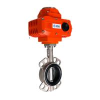 China ATEX/IECEx Explosion-Proof Electric Butterfly Valve SS316/WCB DN50 PN16 4-20mA & Modbus Control for sale