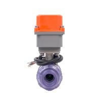 China Precision Modulating Mini Electric SS316 Ball Valve proportional Flow Regulation for Chemical Fluids for sale