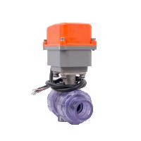 China Precision Modulating Mini Electric SS316 Ball Valve proportional Flow Regulation for Chemical Fluids for sale
