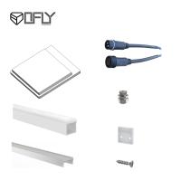 China LED Aluminum Profile With Diffuser 60*30mm Recessed Mounted LED Channel for sale