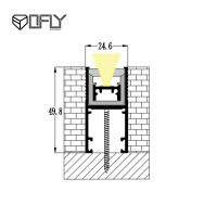 China Outdoor Waterproof LED Profile Super Slim Recessed Aluminum Channel for sale