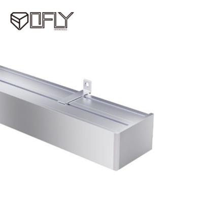 China Aluminum Alloy Surface Mounted LED Profile For Double Layers Curtain Lighting 150*100mm for sale