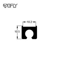 China Waterproof Curved Shape LED Aluminum Profile Surface Mounted LED Profile for sale