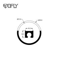 China Waterproof Curved Shape LED Aluminum Profile Surface Mounted LED Profile for sale