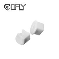 China Round Bottom Aluminium LED Mounting Profile 2m Anodized For Kitchen Living Room for sale