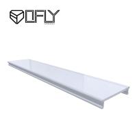 China 25*25mm Oblong Surface Mounted LED Profile Anti Fading LED Aluminum Profile for sale