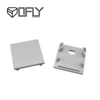 China 25*25mm Oblong Surface Mounted LED Profile Anti Fading LED Aluminum Profile for sale