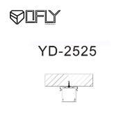 China 25*25mm Oblong Surface Mounted LED Profile Anti Fading LED Aluminum Profile for sale