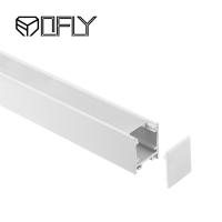 China 25.8*30.8mm LED Aluminum Profile Surface Mounted Milky / Clear / Frosted / Opal Cover for sale