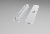 China 43X9mm Flat Shape LED Aluminum Profile Surface Mounted LED Profiles for sale