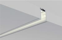 China Anti Glare Recessed Aluminium Led Profile 24mm Anodized Finished for sale
