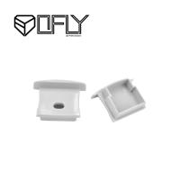 China 24mm Recessed Aluminium Extrusion For Led Strip U Shape With PC Cover for sale