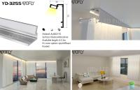 China 32mm Surface Mounted Aluminium Led Profile For Curtain Decoration Stylish for sale