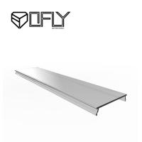 China Opal Recessed Led Strip Lighting Channel 6063 T5 Aluminium Material 65mm X 55mm for sale