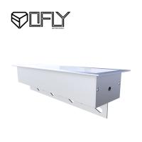 China Opal Recessed Led Strip Lighting Channel 6063 T5 Aluminium Material 65mm X 55mm for sale