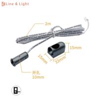 China DC 12-24V LED Cabinet Light Door Switch Recessed / Surface Wireless Door Sensor for sale