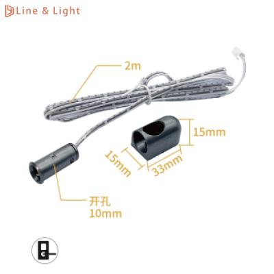 China DC 12-24V LED Cabinet Light Door Switch Recessed / Surface Wireless Door Sensor for sale