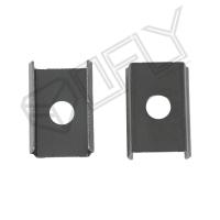 China Prismatic Cover Anti-Dazzle Aluminium LED Channel Surface Mounted LED Profile for sale