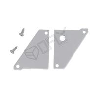 China 60*55mm Ceiling Plaster LED Alu Profile With PC Cover For LED Strip Lighting for sale
