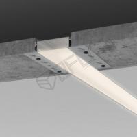 China 99*18mm Plaster LED Profile With Cover , Aluminum LED Channel For LED Strip lighting for sale