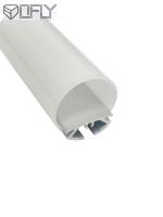 China Suspended Aluminum LED Strip Extrusions Anodized 30mm Round 270 Degree for sale