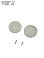 China Suspended Aluminum LED Strip Extrusions Anodized 30mm Round 270 Degree for sale