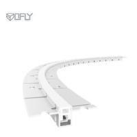 China YD-5015 Bendable Drywall Plaster LED Profile 50x15mm Oblong Anodized for Frameless Wall Light for sale