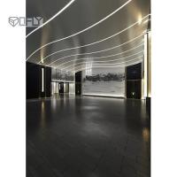 China YD-5015 Bendable Drywall Plaster LED Profile 50x15mm Oblong Anodized for Frameless Wall Light for sale