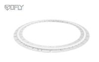 China Bendable Drywall Plaster LED Profile 60x15mm Oblong Anodized for Frameless Wall Light for sale