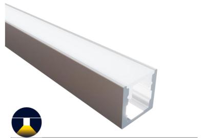 China 8*8mm Square LED Profile LED Aluminum profile For Cabinet Lights for sale