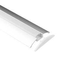 China 12mm Compatible Aluminium LED Profile with 1 Meter Length and Customizable Profile for Secure Mounting for sale