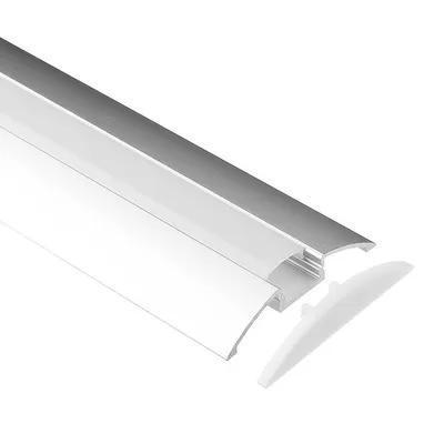 China 12mm Compatible Aluminium LED Profile with 1 Meter Length and Customizable Profile for Secure Mounting for sale