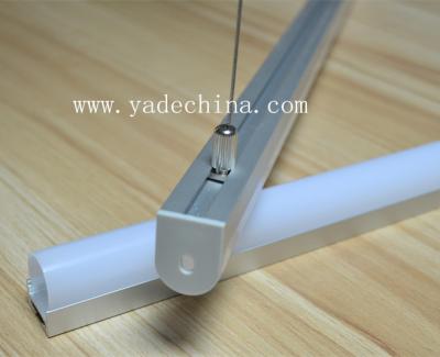 China Hanging Style Suspended LED Profile with Aluminum 6063 T5 Construction ROHS Specification and Customizable Length for sale