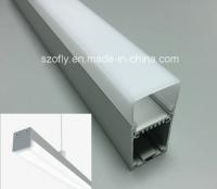 China 6063 T3-T8 Aluminum Alloy Suspended LED Profile with Anodized Surface and 1-4m Customizable Length for sale