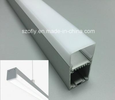 China 6063 T3-T8 Aluminum Alloy Suspended LED Profile with Anodized Surface and 1-4m Customizable Length for sale