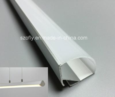 China 6063-T5 Aluminum Suspended LED Profile with Customizable Length and Heat Dissipation for LED Pendant Light for sale