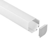 China V Shape Aluminum LED Suspended Profile with 6063 T3-T8 Alloy Anodized Surface and 1-4m Customizable Length for sale